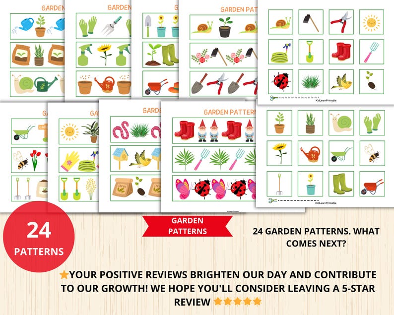 Garden Bundle,garden Unit Study,spring Preschool,homeschool Learning ...