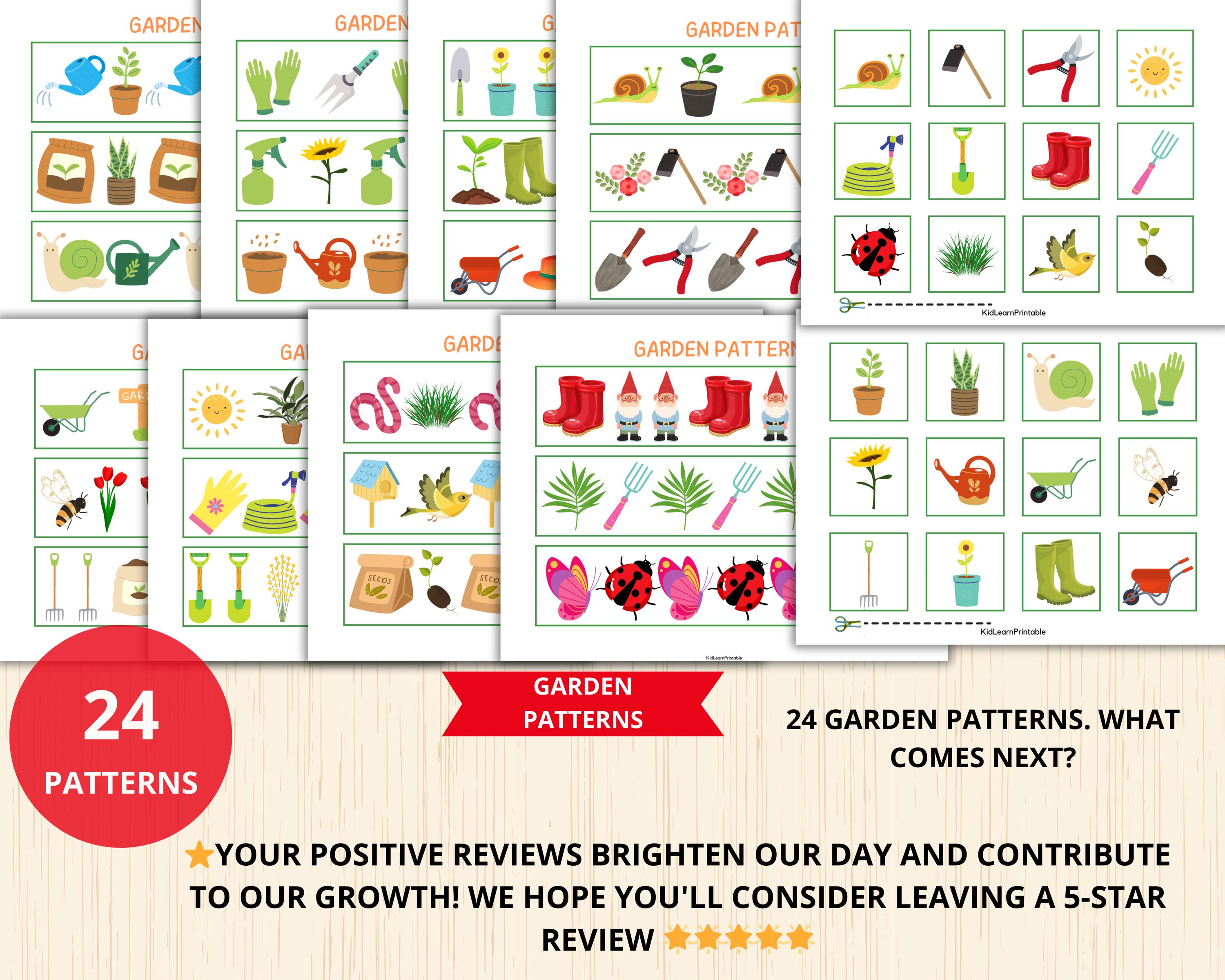 Garden Bundle,garden Unit Study,spring Preschool,homeschool Learning ...