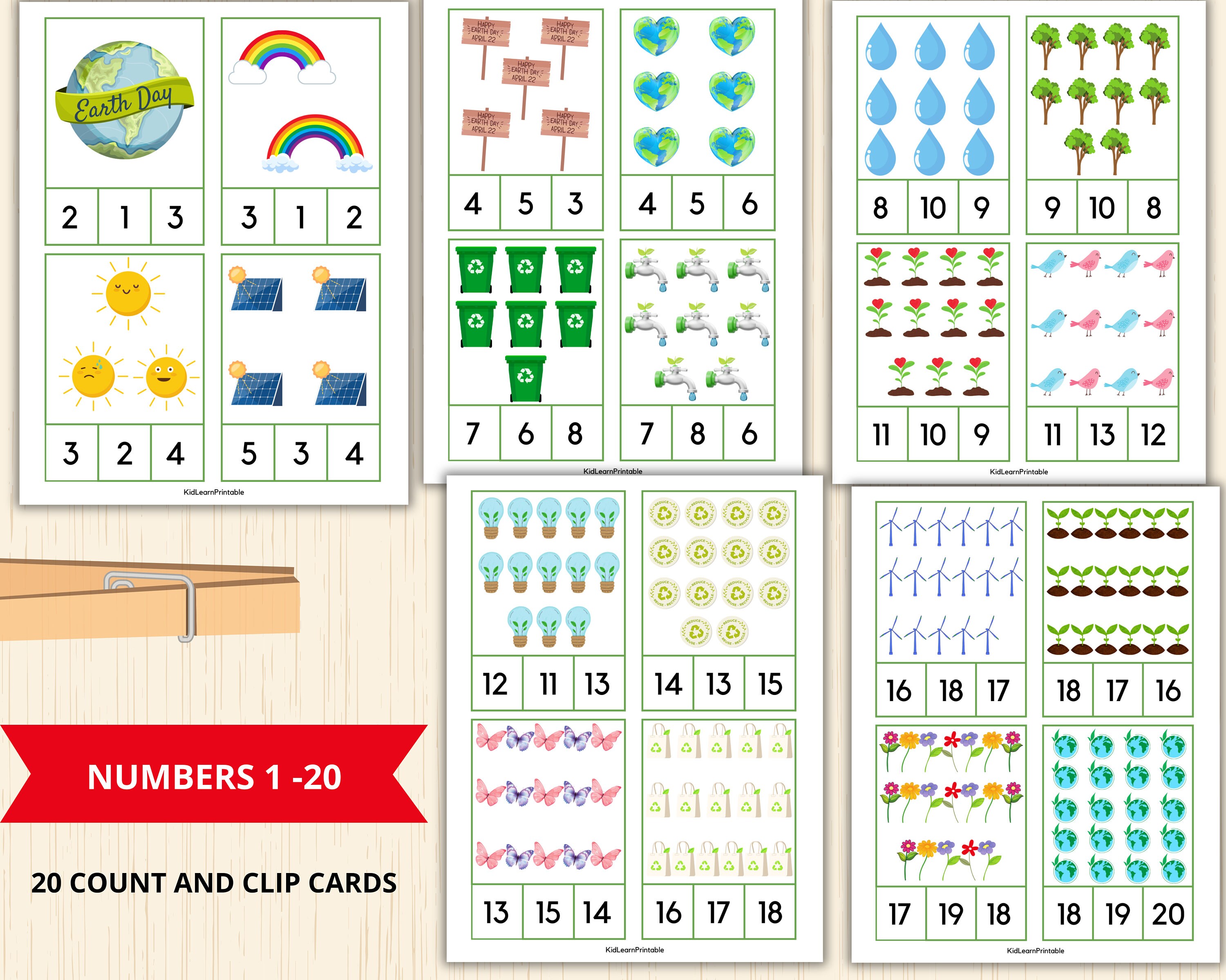 Earth Day Bundle,preschool Busy Book,spring Busy Bin,earth Day ...