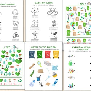 Earth Day Activity Pack,earth Day Activity Book,earth Day Preschool ...