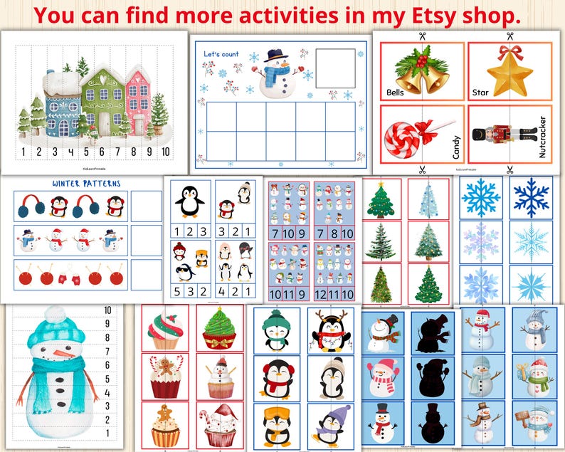 Penguin Letter Match,winter Alphabet Matching,uppercase Lowercase Match ...