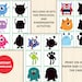 Monster Shadow Matching Games,monster Matching Activity,monster Puzzles ...