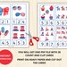 4th of July Count and Clip Cards,numbers 1-20,4th of July Cards ...