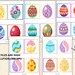 Easter Eggs Matching Game, Easter Egg Puzzle, Easter Eggs Symmetry ...