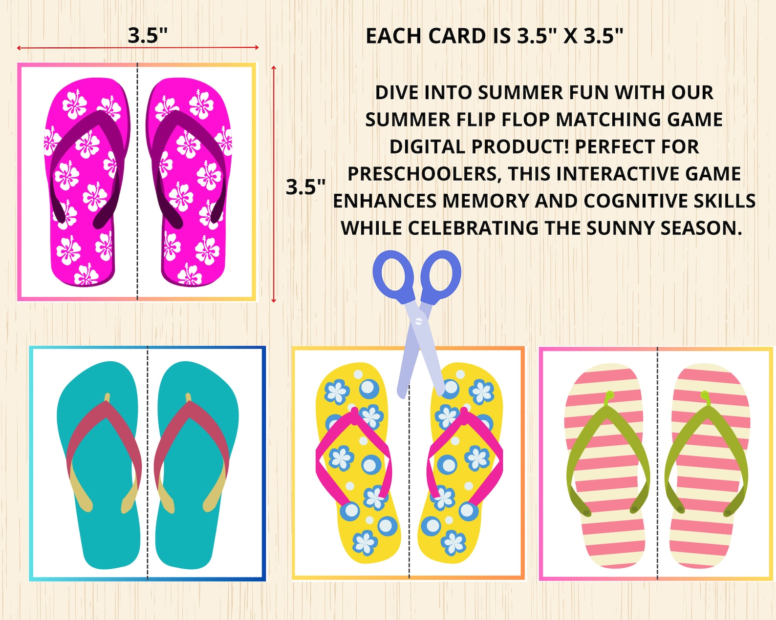 Summer Matching Game,summer Montessori,symmetry Puzzles,symmetry ...