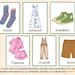 Spring Clothes Flashcards,montessori Clothes,clothing Vocabulary,spring ...