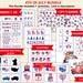 4th of July Number Matching,4th of July Puzzle,counting Activity,number ...