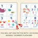 Ocean Number 1-10 Flashcards,sea Animals Number Cards,sea Animals ...