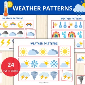 Weather Patterns,weather Montessori,weather Activity,cut and Paste ...