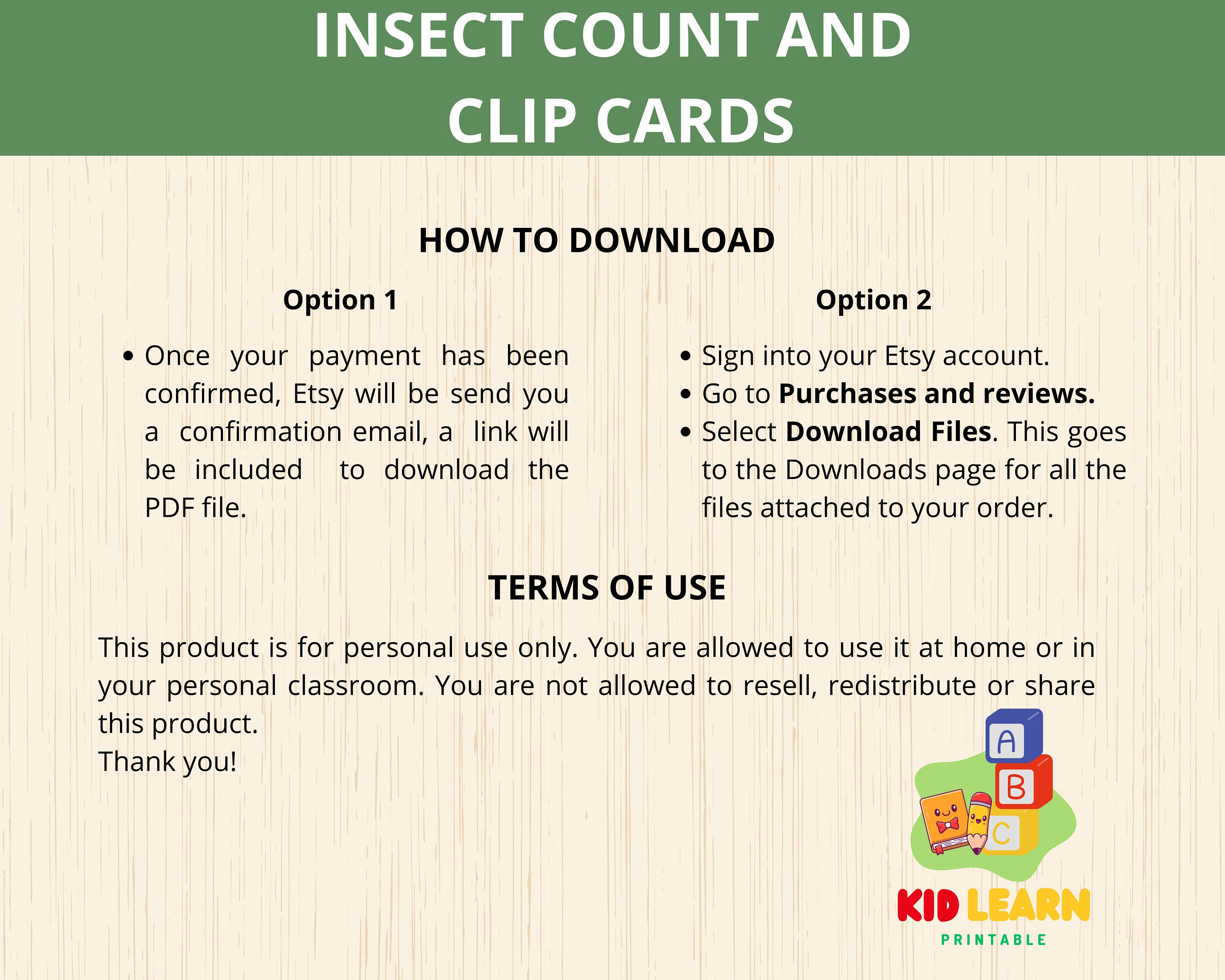 Insect Count and Clip Cards,numbers 1-20,insect Montessori,counting ...