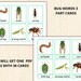Insect Montessori Printable 3 Part Cards,bug Montessori 3 Part Cards ...