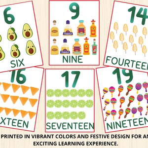 Numbers Bilingual Flashcards, Spanish and English, Early Learning ...