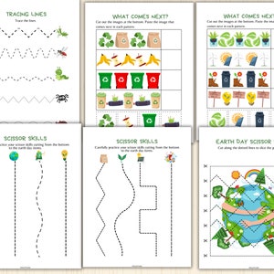 Earth Day Activity Pack,earth Day Activity Book, Colouring Pages ...