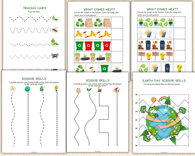Earth Day Activity Pack,earth Day Activity Book, Colouring Pages ...