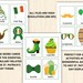 St. Patrick's Day Vocabulary, St Patricks Flash Card,st. Paddy's Day ...