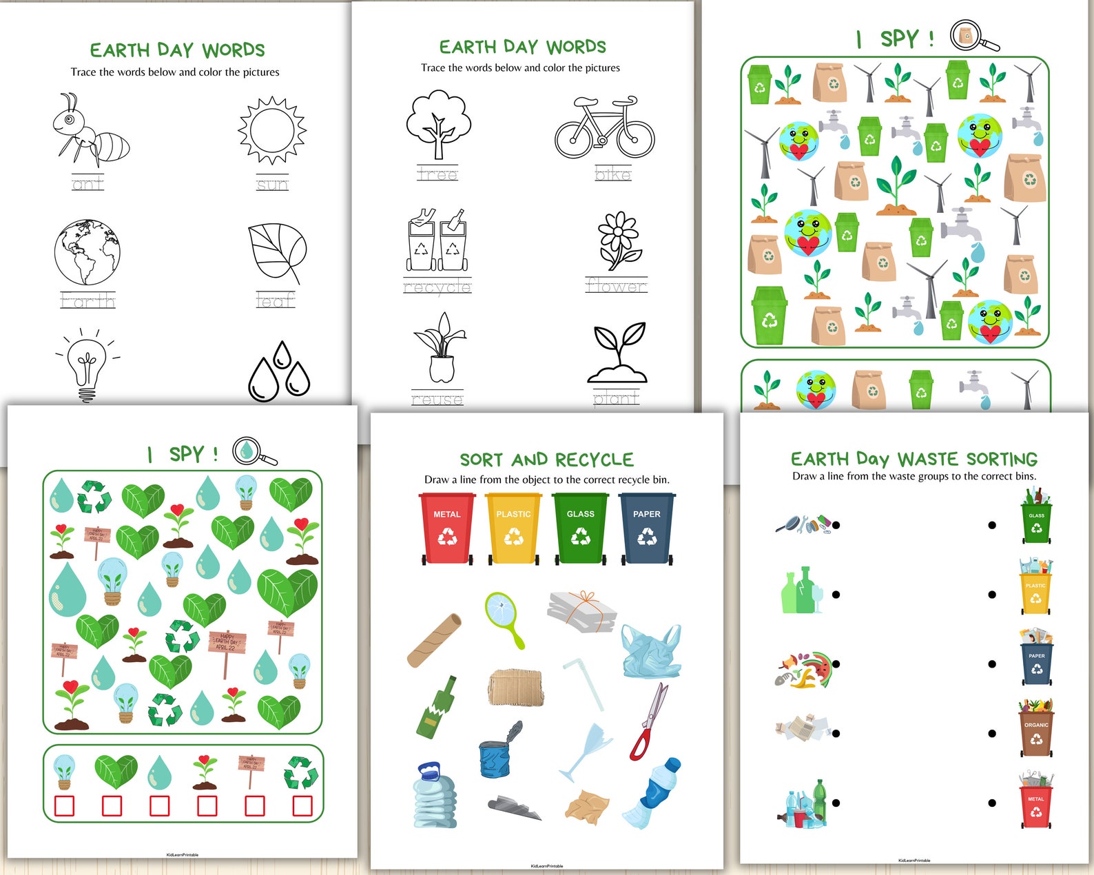 Earth Day Activity Pack,earth Day Activity Book, Colouring Pages ...