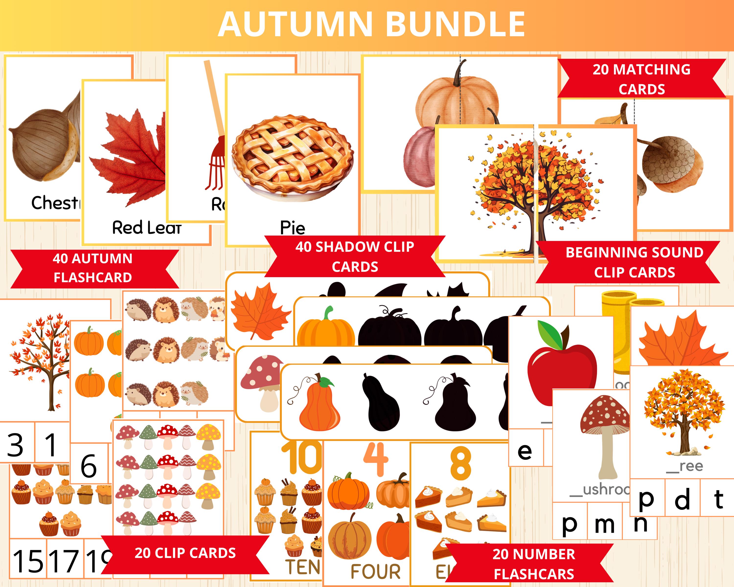 Autumn Bundle,autumn Unit Study,fall Preschool,homeschool Learning,fall ...