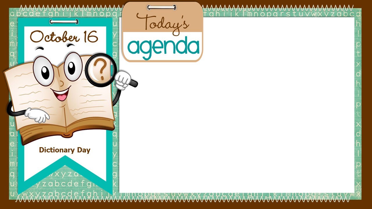 Daily Slides Octobereditable for Powerpoint/google Slides - Etsy