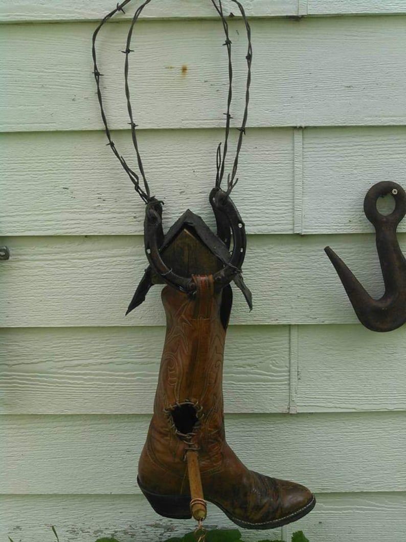 Cowboy Boot Bird Houses - Etsy