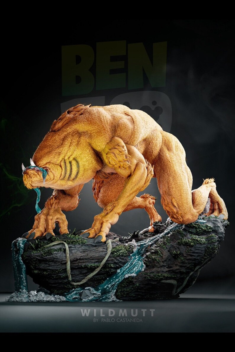 Wildmutt From Ben 10 Fan Art Statue 1:6 Scale unpainted - Etsy
