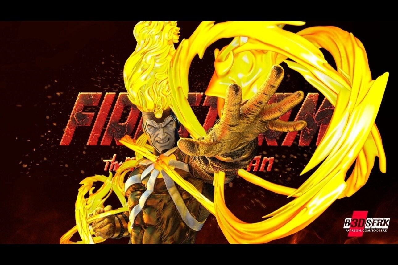 Firestorm Fan Art Statue 1:6 Scale (unpainted) - Etsy