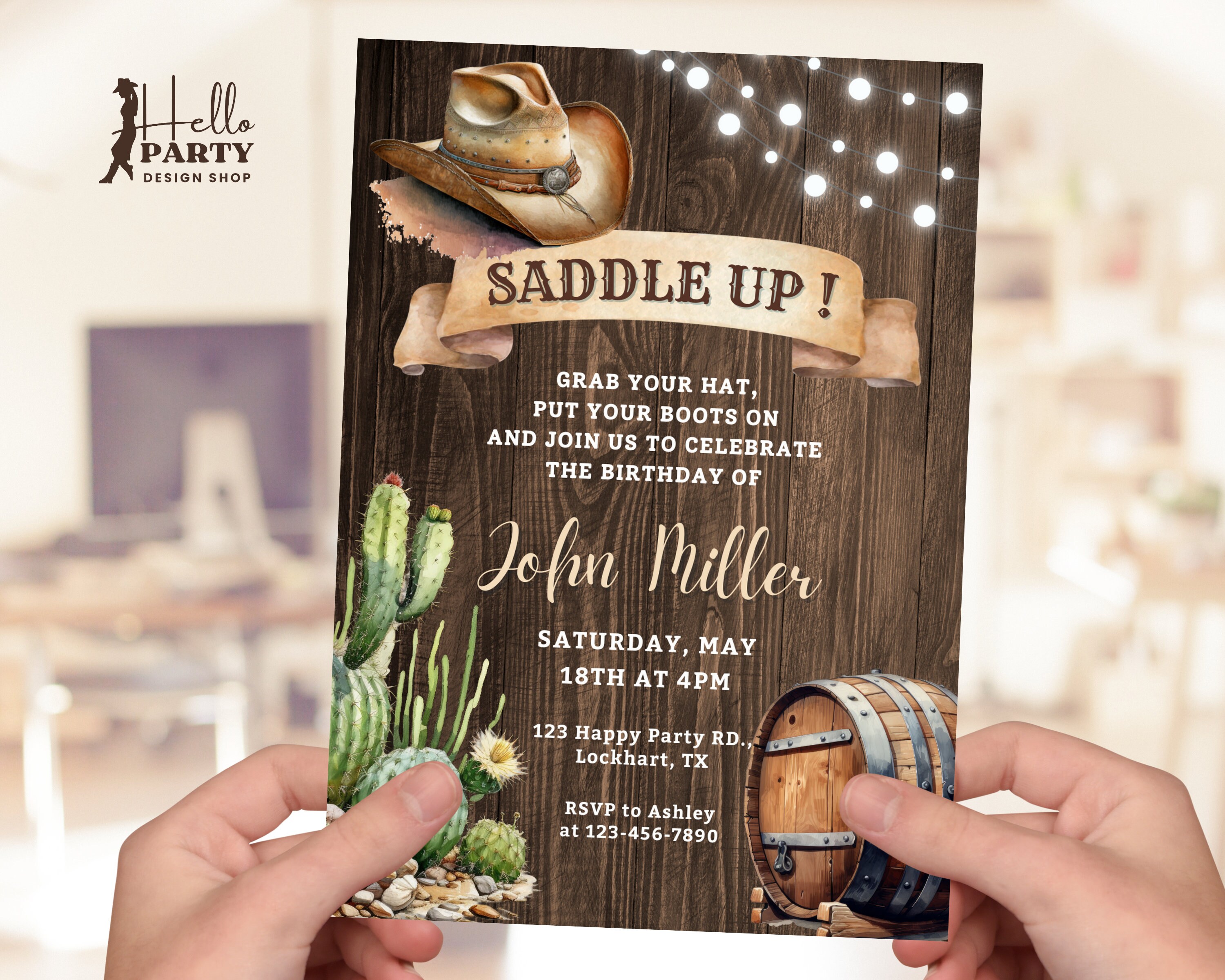 Editable saddle Up Birthday Party Invitation Cowboy Boots Digital ...