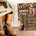 Editable Howdy Y'all Birthday Party Invitation western Cowboy Digital ...