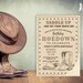 Editable Western Hoedown Birthday Party Invitation Cowboy Digital ...