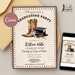 Editable Western Graduation Party Invitation Digital Invite Rustic ...