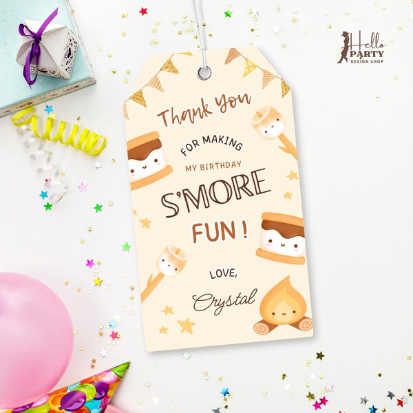 Smore Thank You Tags - Etsy