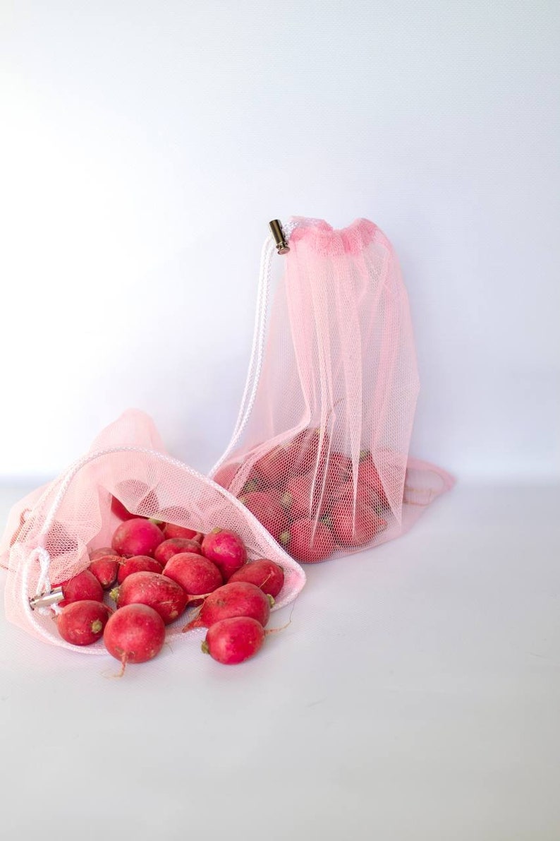 Reusable Produce Bags Eco Net Bag Vegetable Storage Bag Mesh Bags ...