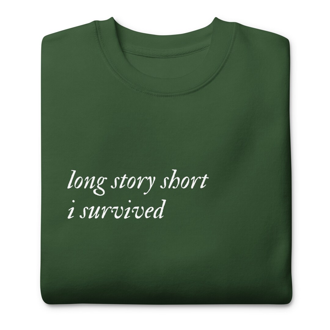 Long Story Short Sweatshirt | Taylor Swift Lyrics Sweatshirt | Evermore ...