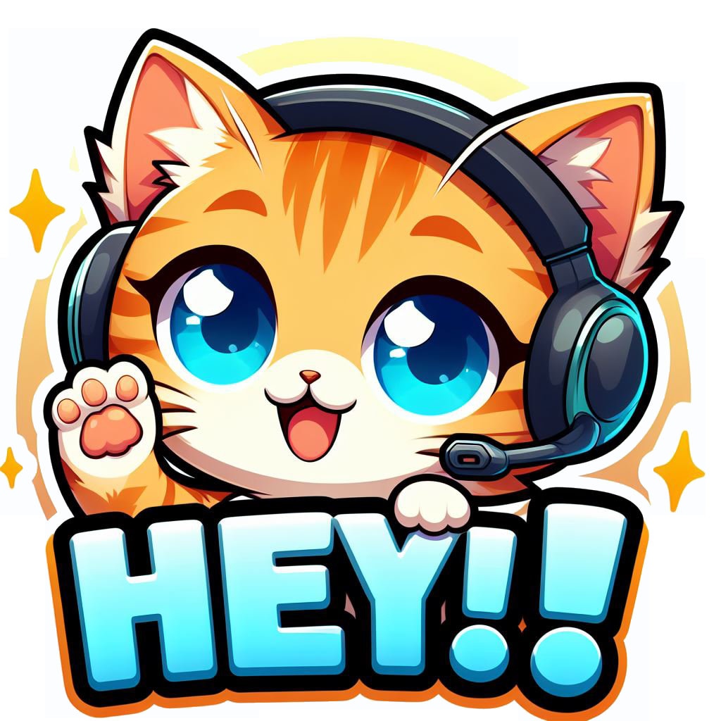 MEOW 6 Emote Pack | Discord | Stream and Gaming - Etsy