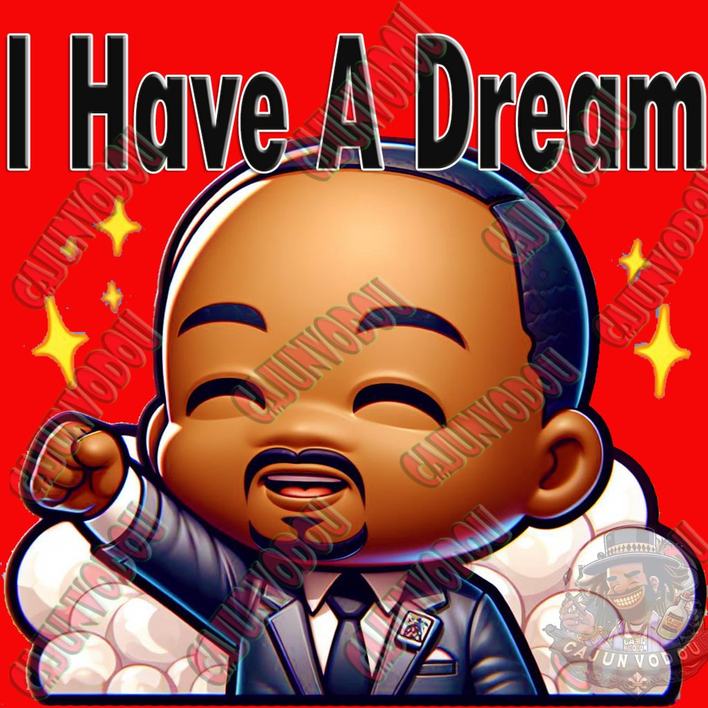MLK Emote, Civil Rights Clipart, Printable MLK Png, Freedom Movement ...