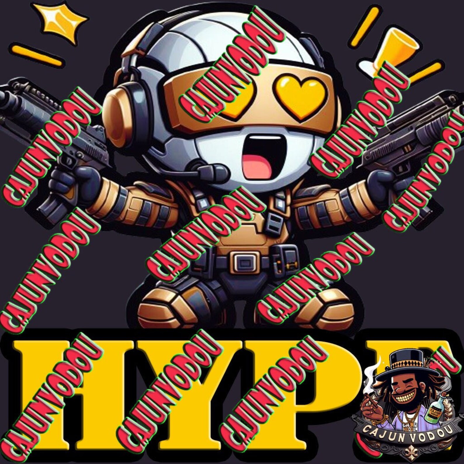Hype Helldivers 2 Inspired Emotes for Twitch, Discord, Kick, Rumble for ...