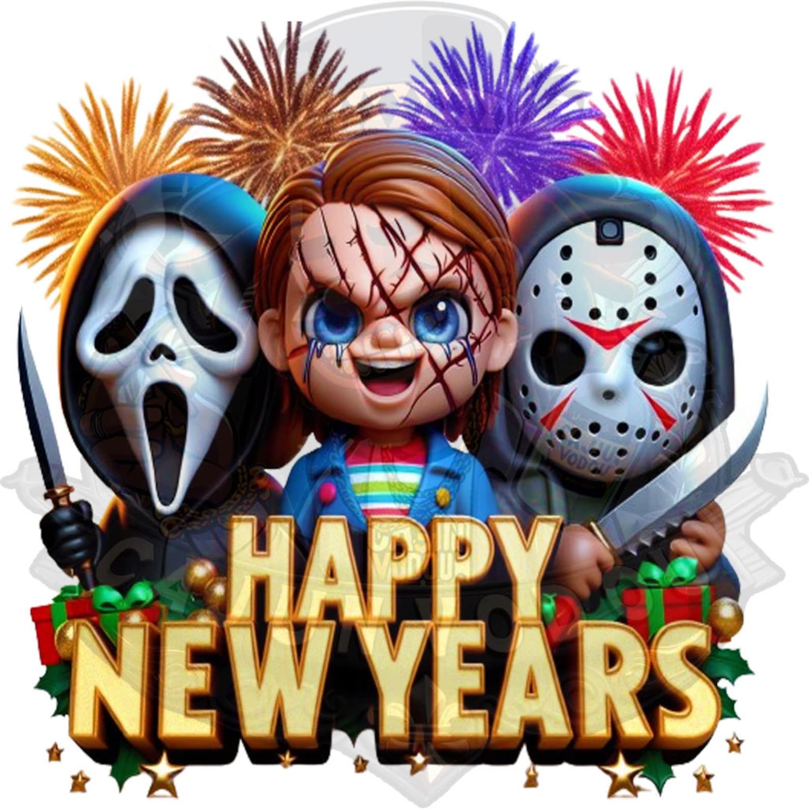 Happy New Year Emote, Twitch Emote, Youtube Emote, Discord Emote ...