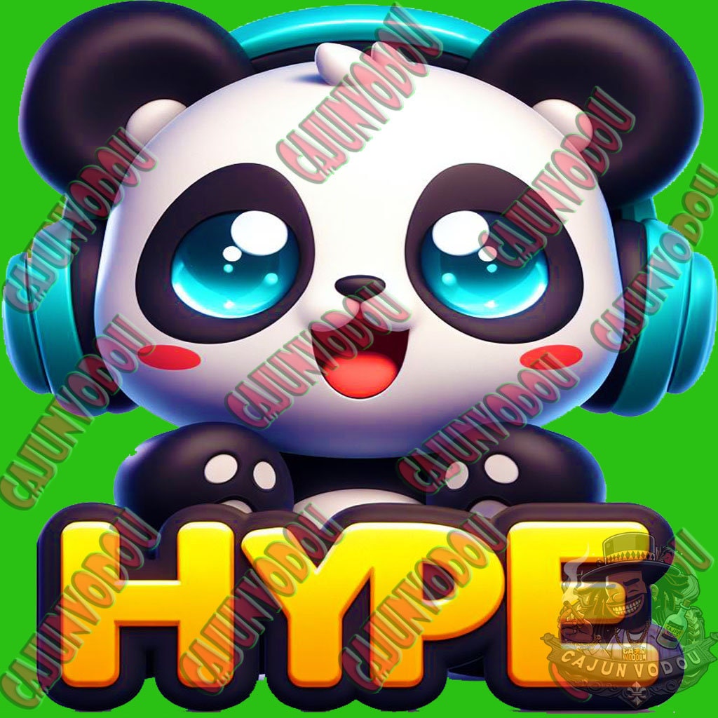 Twitch Emote - Cute Panda Hype Emote / Sub Emoji - Etsy