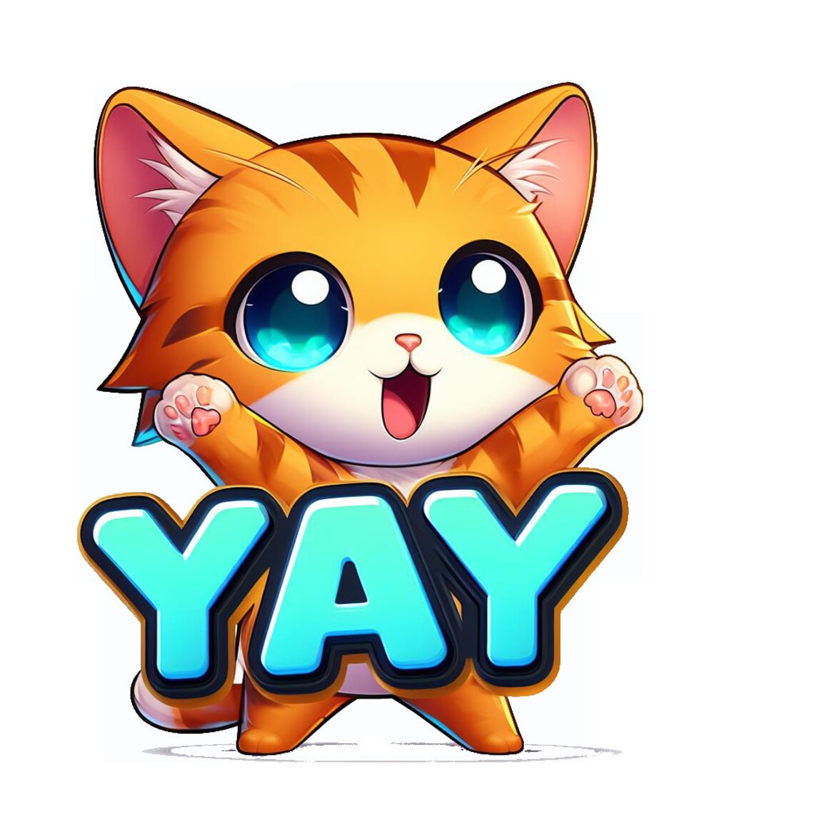 MEOW 6 Emote Pack | Discord | Stream and Gaming - Etsy