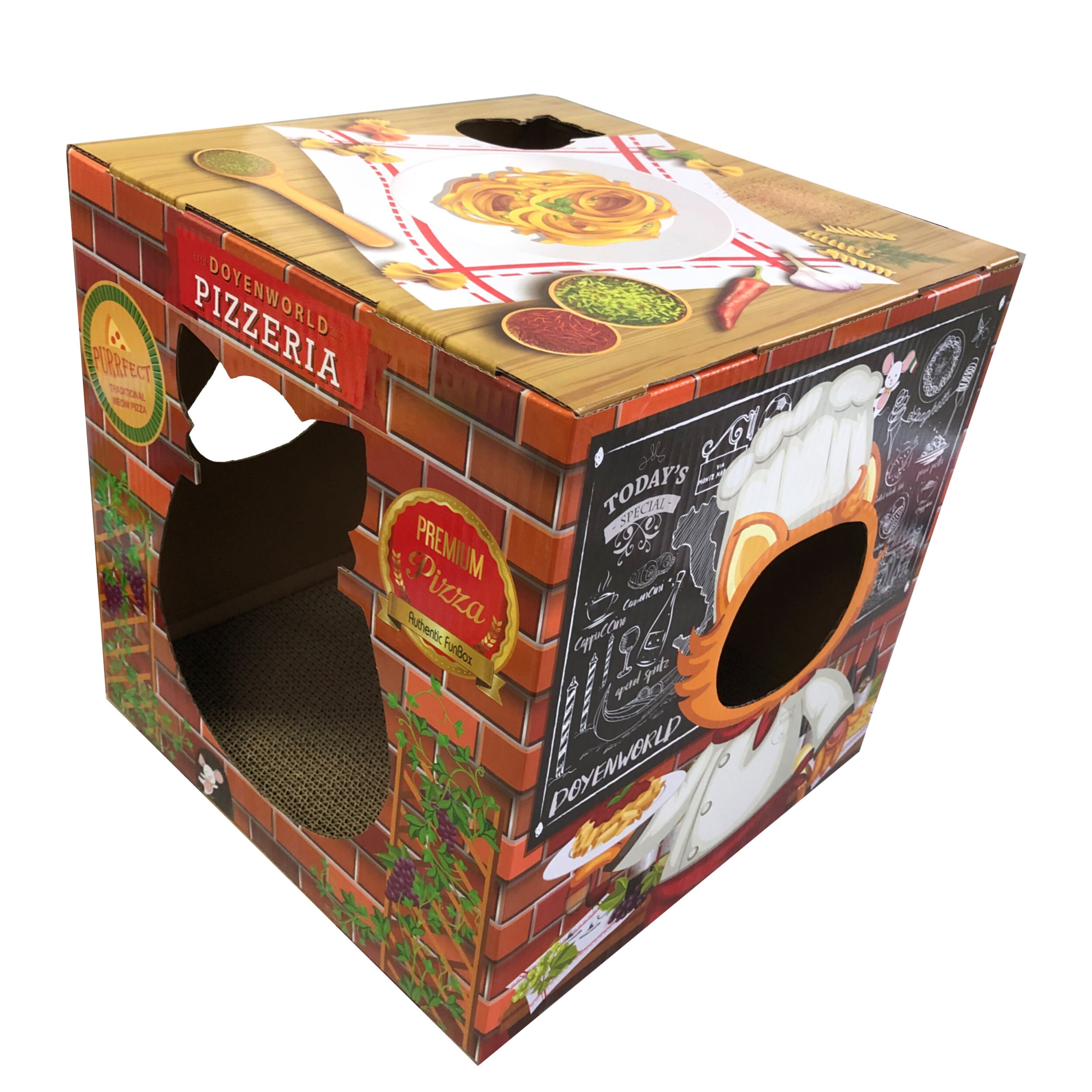 Funbox House for Cats Pizzeria Theme - Etsy