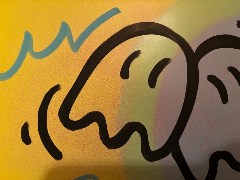 Spooky – Original Graffiti Artwork | Street Art on Paper | Playful ...