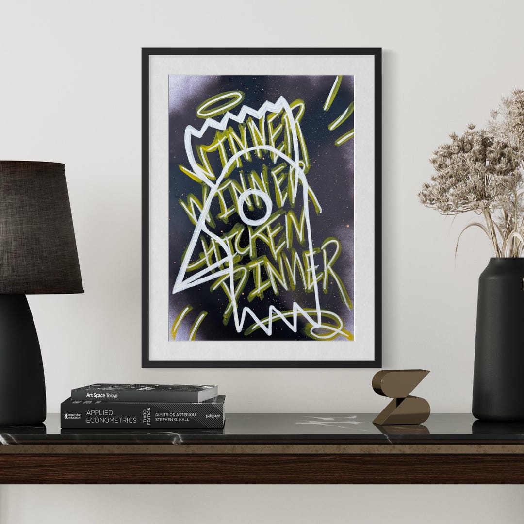 Urban Graffiti Art Printable – Winner Winner Chicken Dinner | Street ...