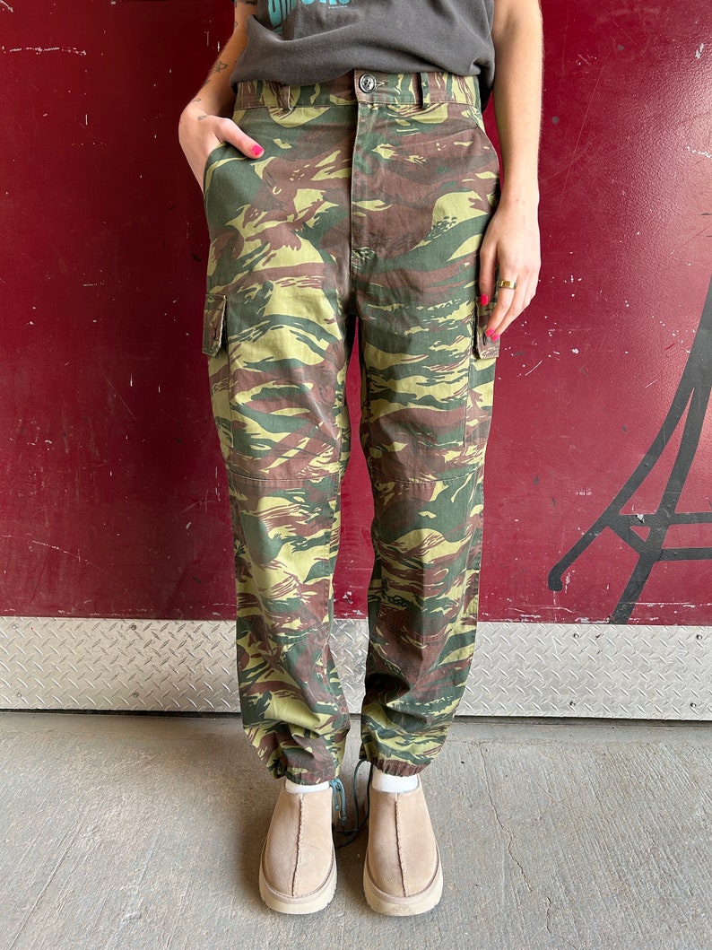 1980s Lizard Camo Cargo Pants, 32 - Etsy