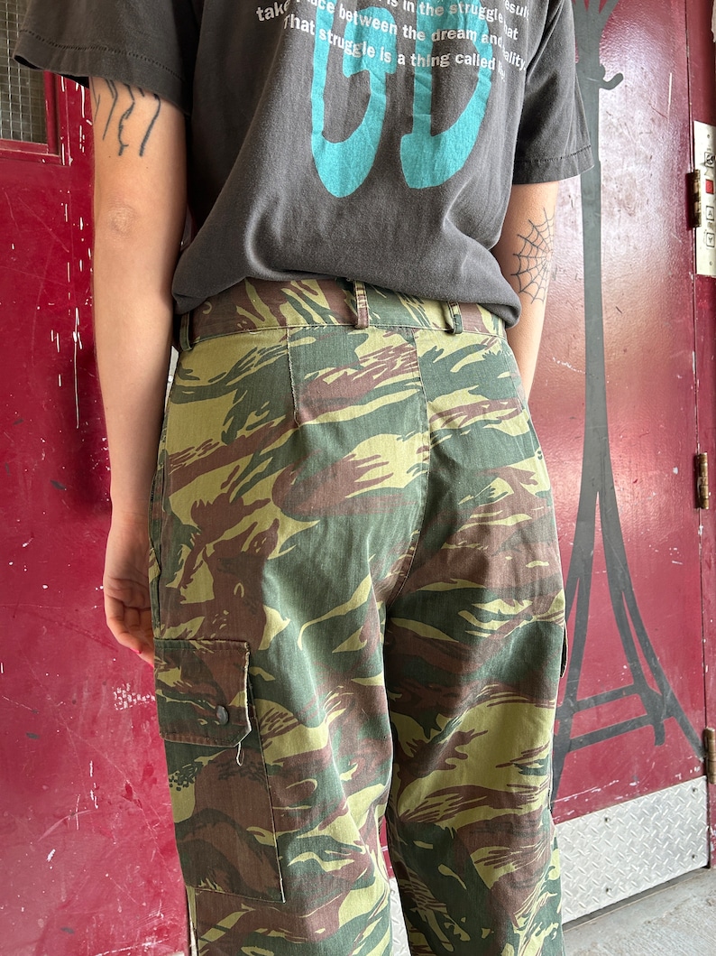 1980s Lizard Camo Cargo Pants, 32 - Etsy