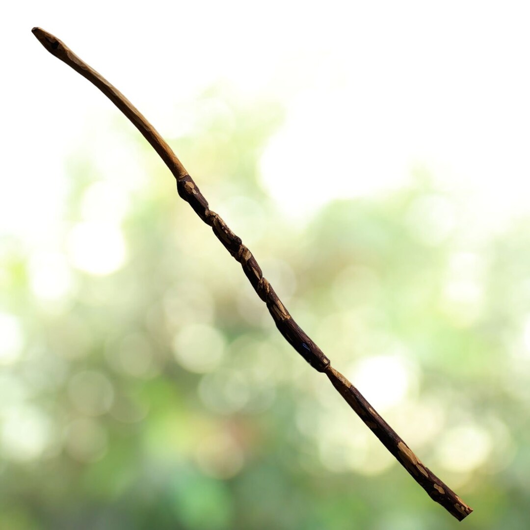 Handcrafted Japanese Alder Long Ritual Wand | Druids Wand | Celtic ...