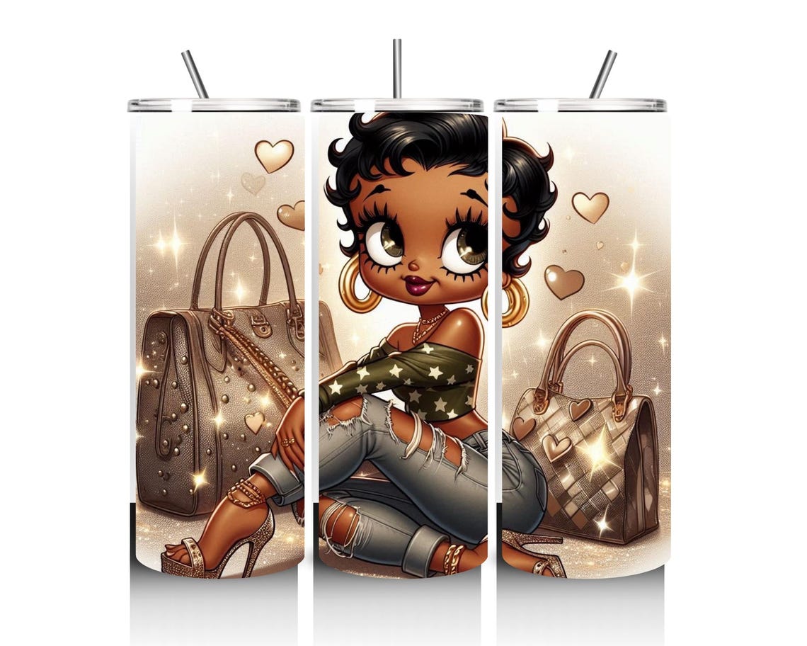 Betty Boop Beauty Chibi Girl Svg Png Sublimation Digital Planner ...