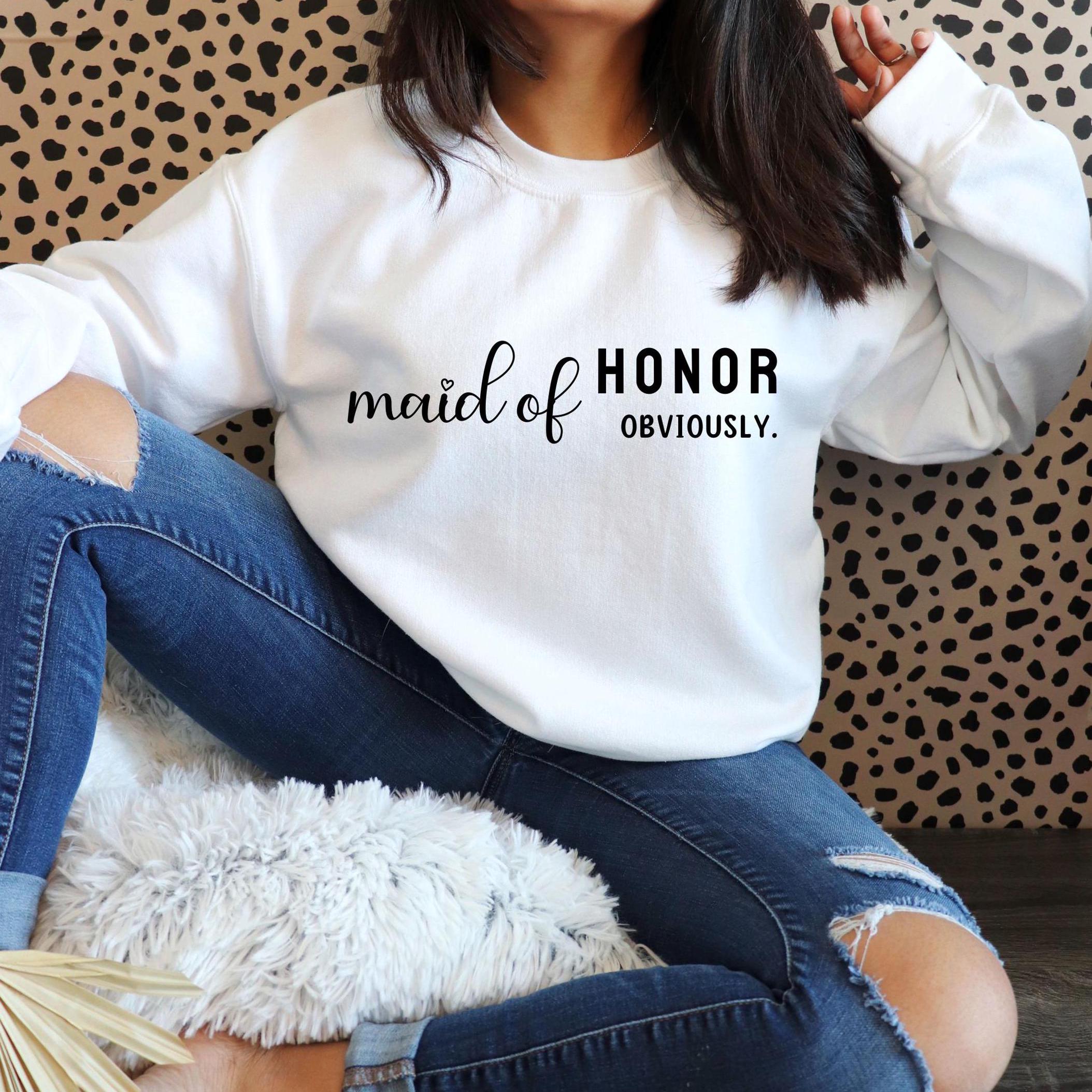 Maid of Honor PNG, Maid of Honor Obviously, Bridesmaid Gift, Bridesmaid ...
