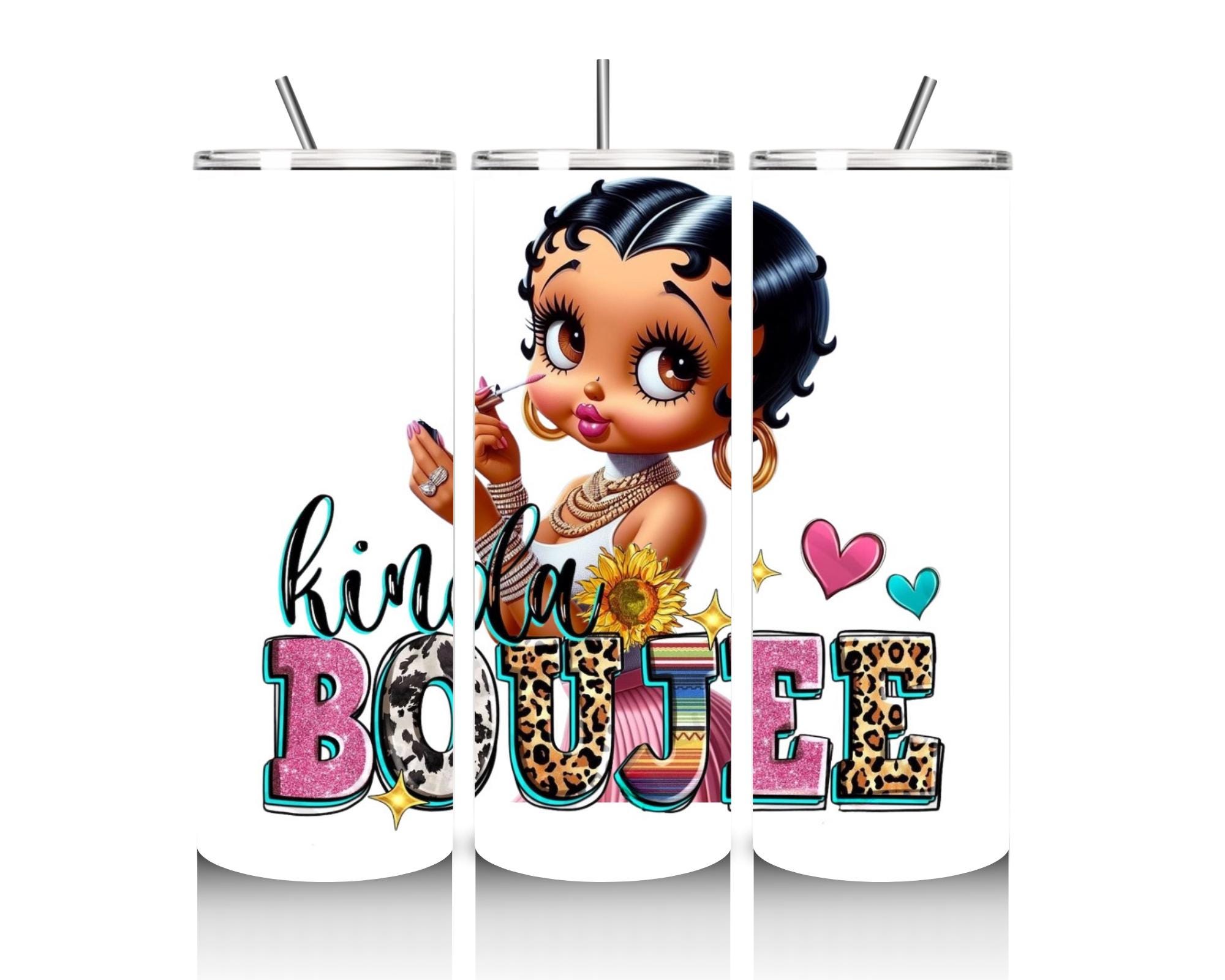 Kinda Boujee Betty Sublimation Png Digital Download Wall Art Printable ...