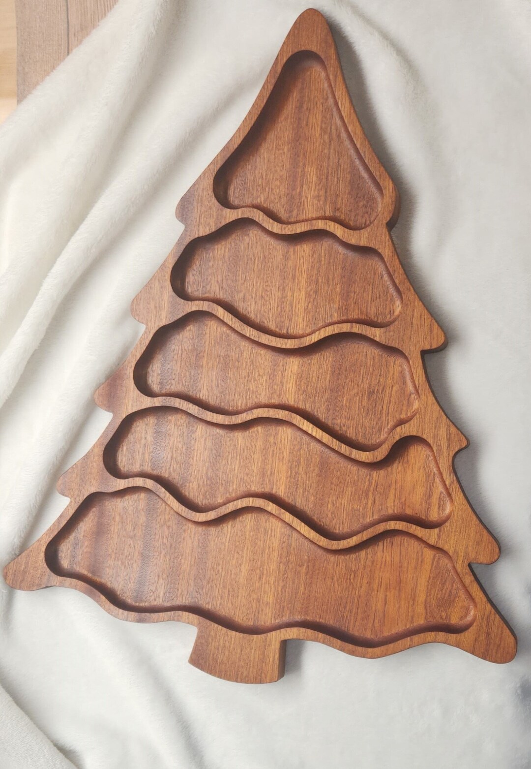 Handcrafted Christmas Tree Charcuterie Cheese Board, Large Food Board ...