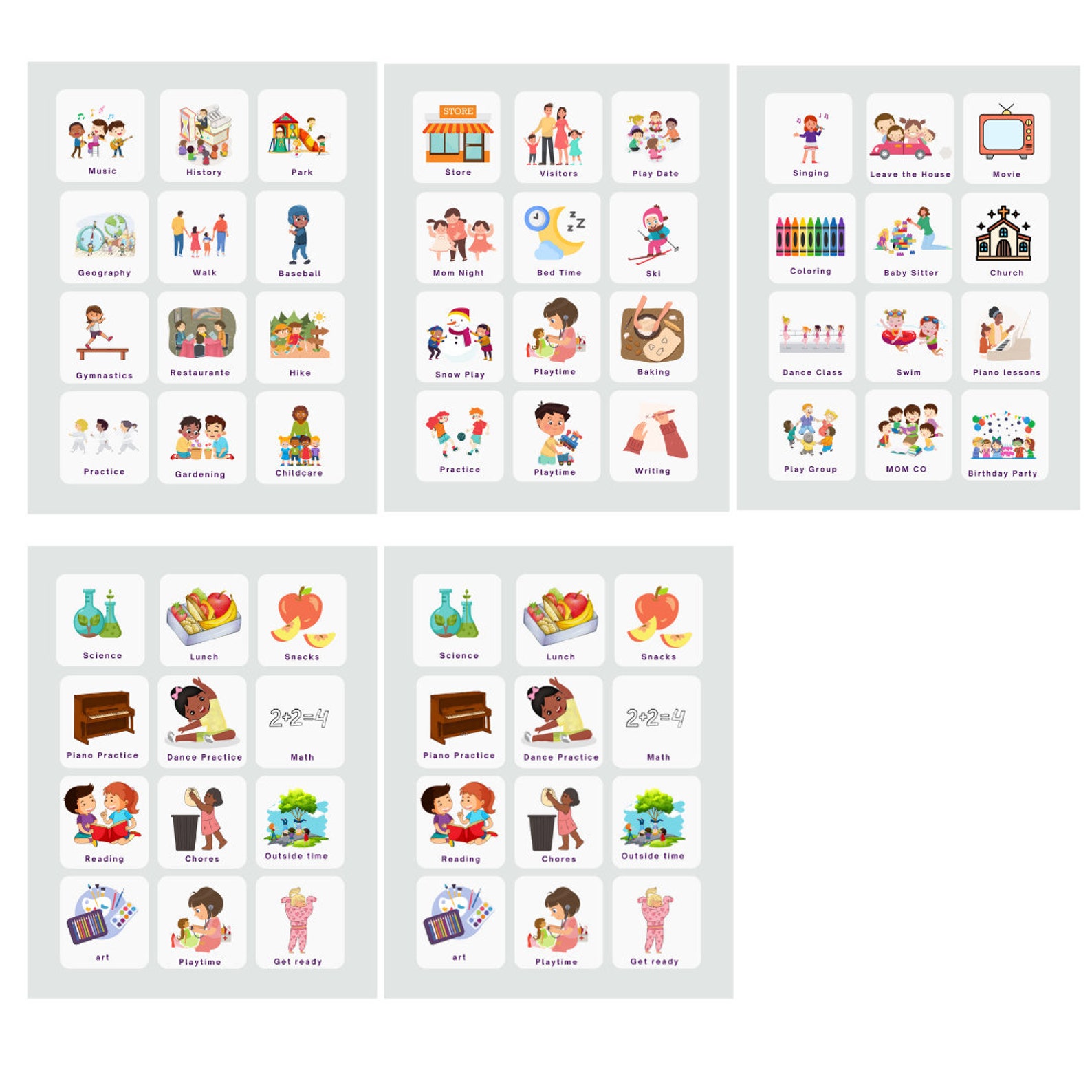 Preschool Homeschool Planner TEMPLATE and PDF for Print - Etsy