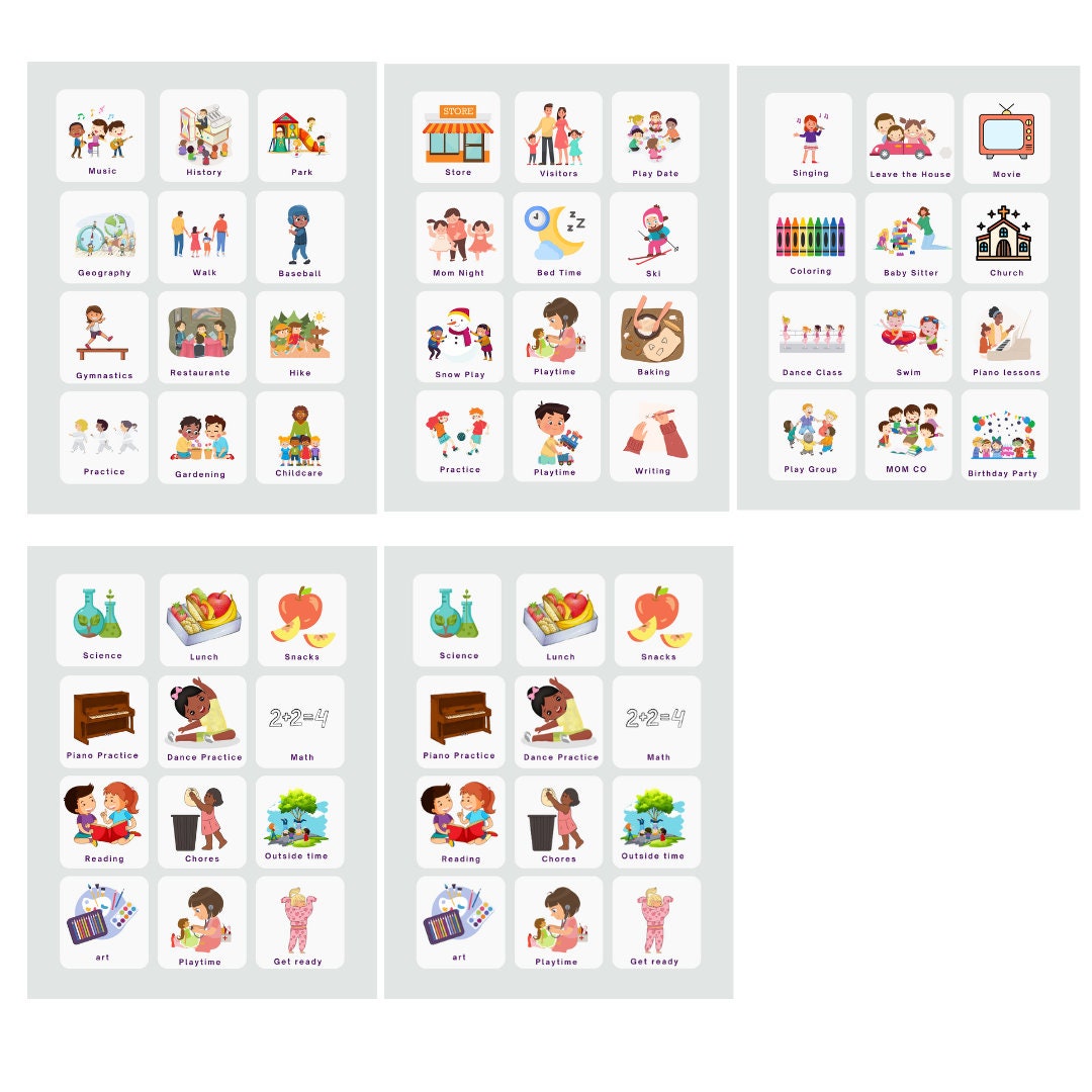 Preschool Homeschool Planner TEMPLATE and PDF for Print - Etsy